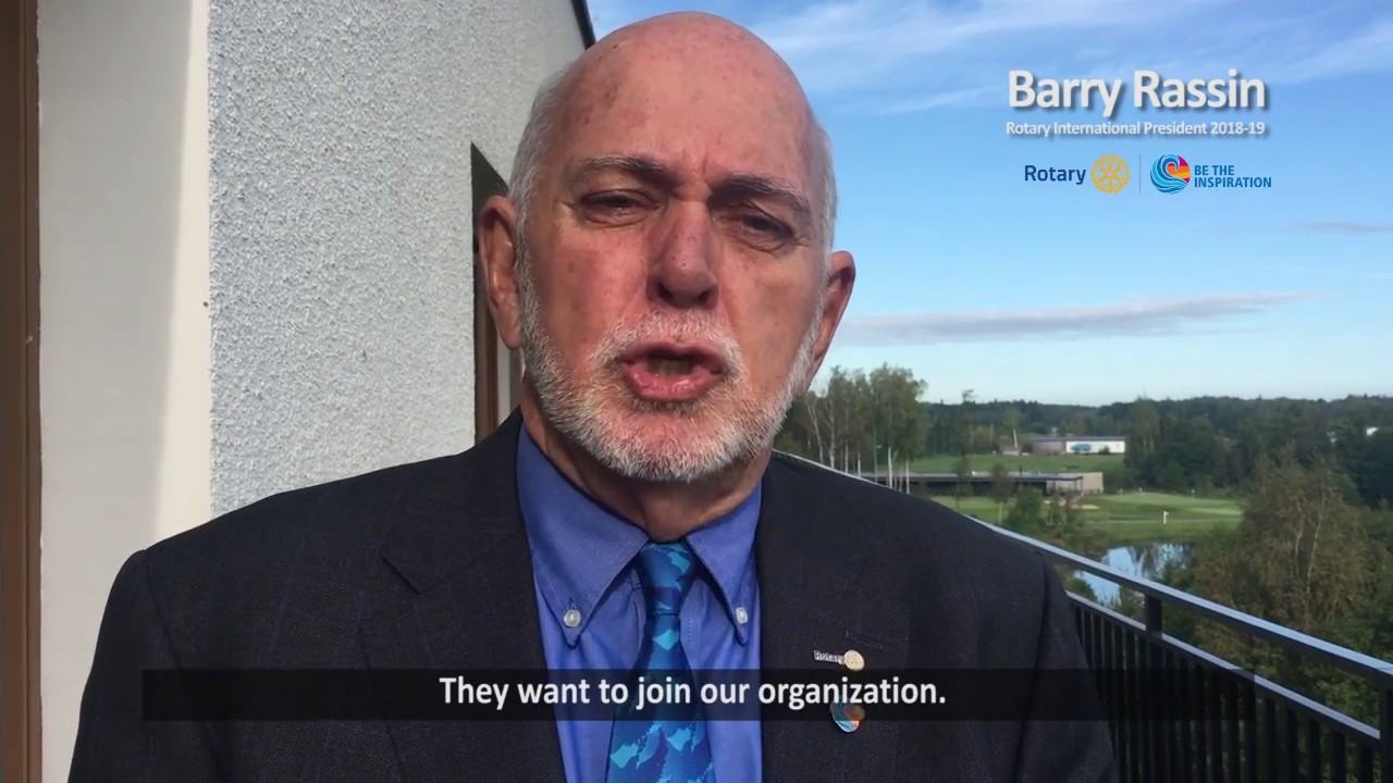 Skilaboð Barry Rassin forseti RI til þín og þíns rótarýklúbbs - Rótarý ...